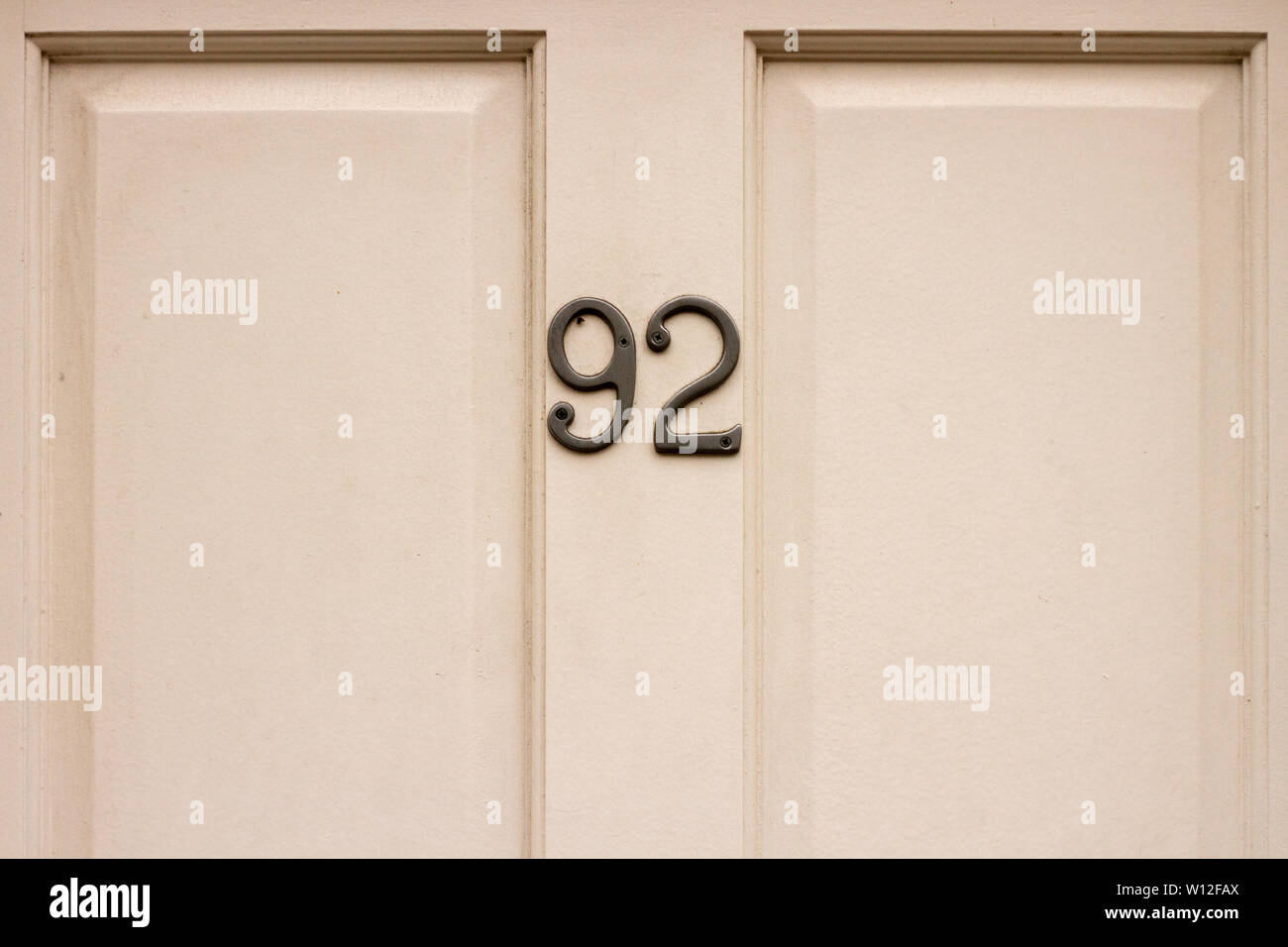 Number 92 High Resolution Stock Photography and Images - Alamy