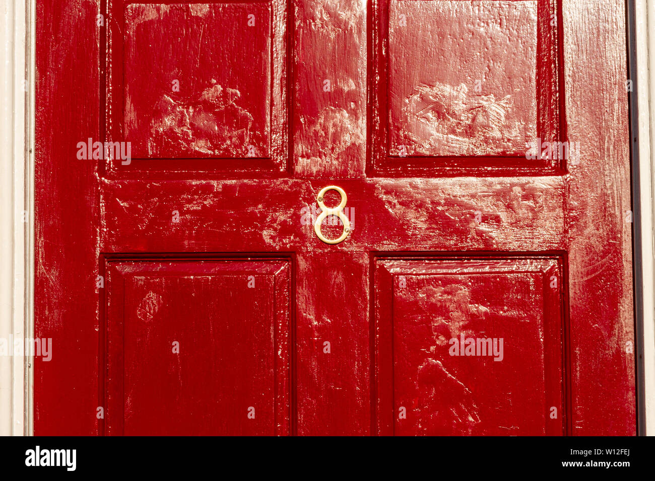 Number 8 on door hi-res stock photography and images - Alamy