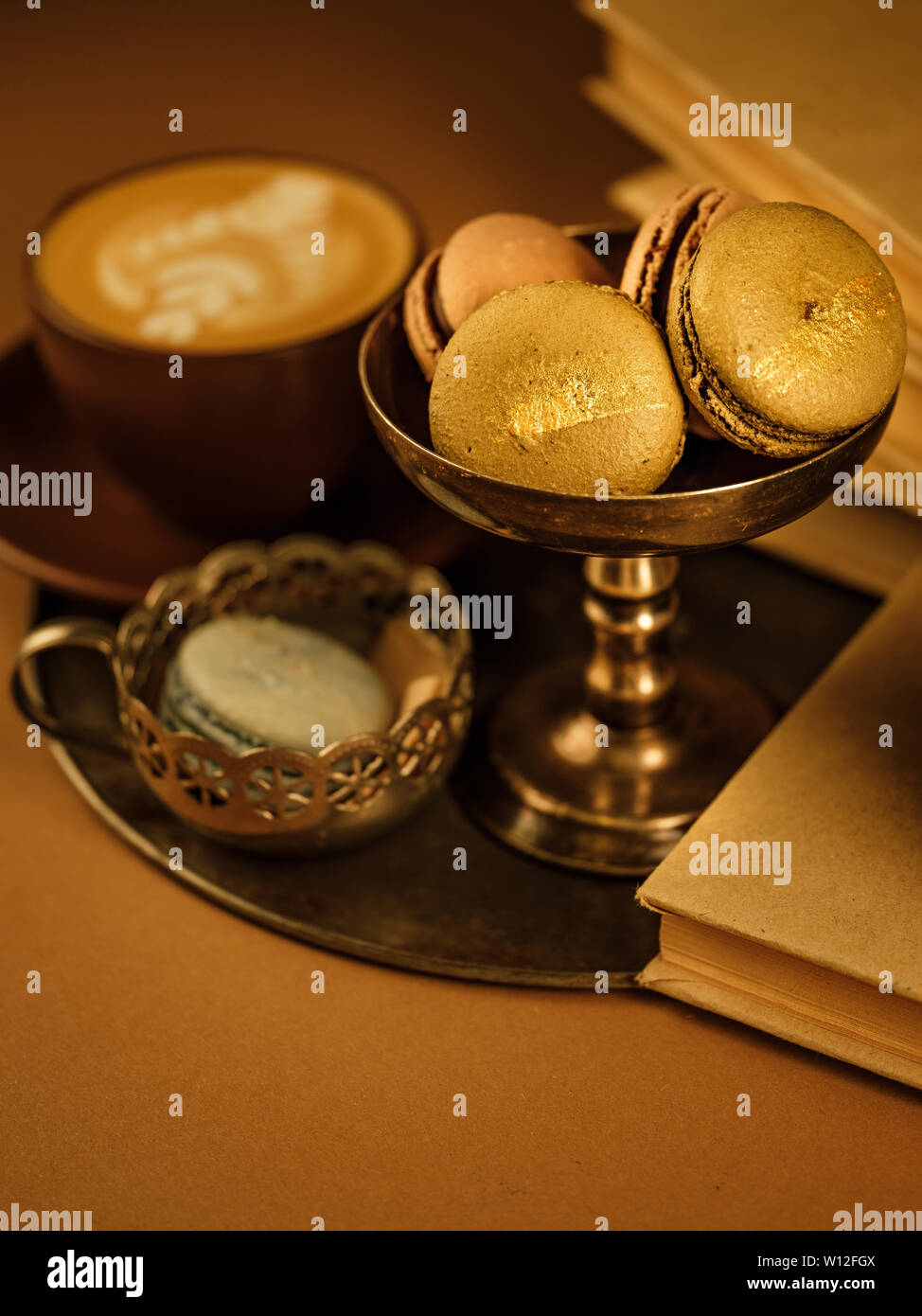 A classic French dessert macaron Stock Photo - Alamy