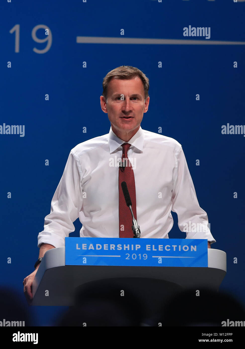 Conservative party leadership contender jeremy hunt hi-res stock ...