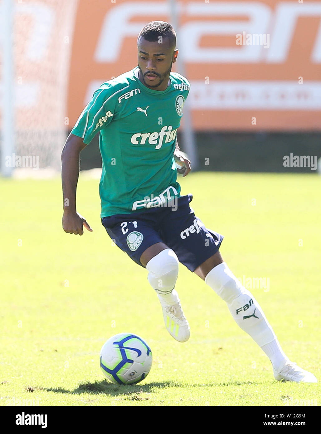 SÃO PAULO, SP - 29.06.2019: TRAINING OF THE PALMEIRAS - The player ...