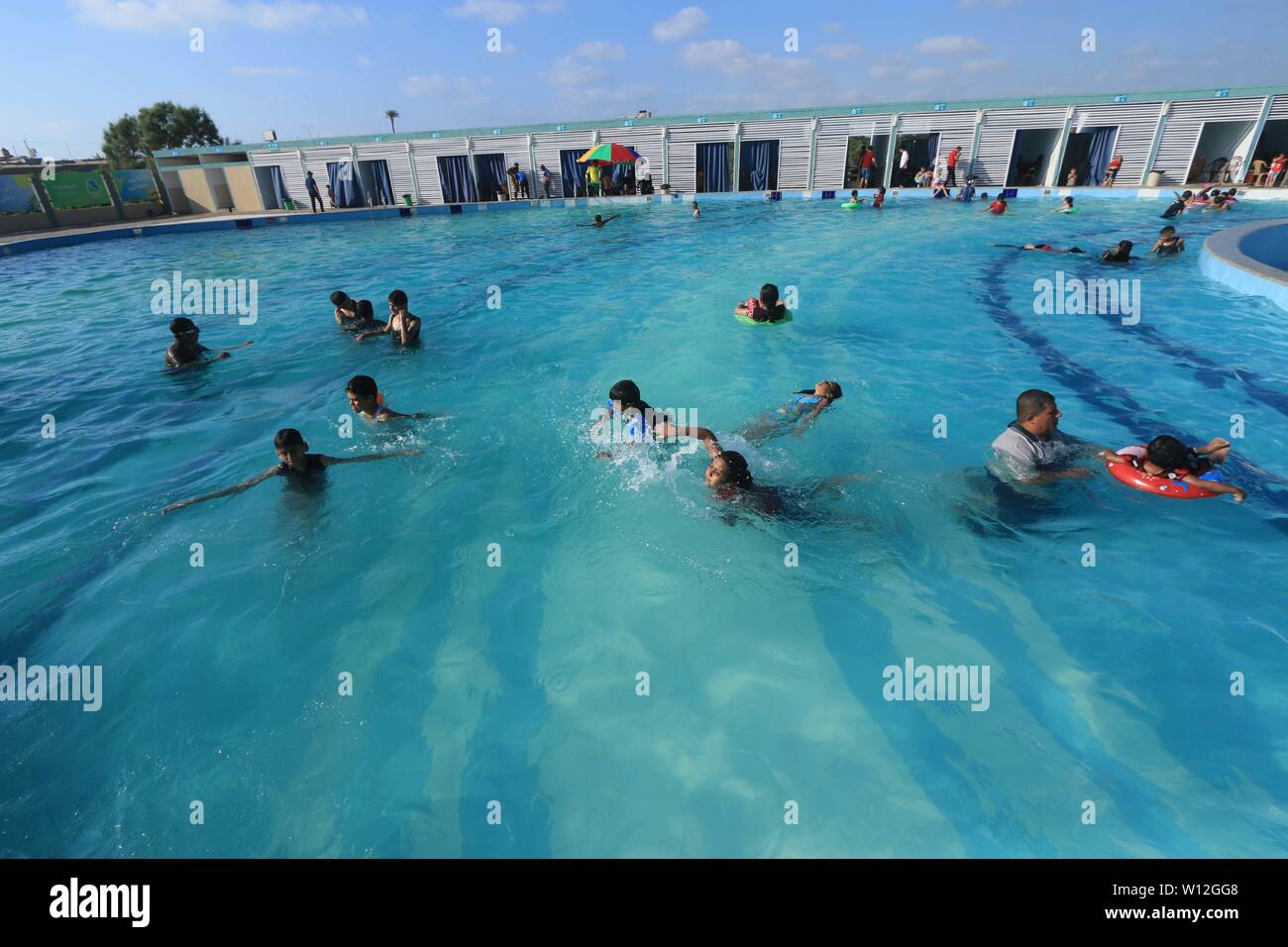 Gaza City, The Gaza Strip, Palestine. 29th June, 2019. Palestinian kids ...