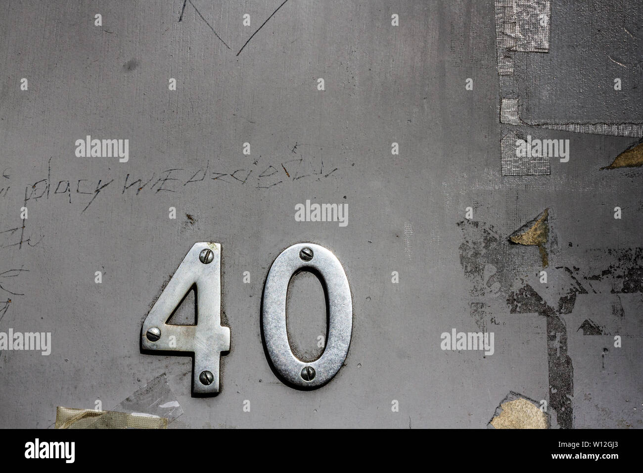 Number 40 door hi-res stock photography and images - Alamy