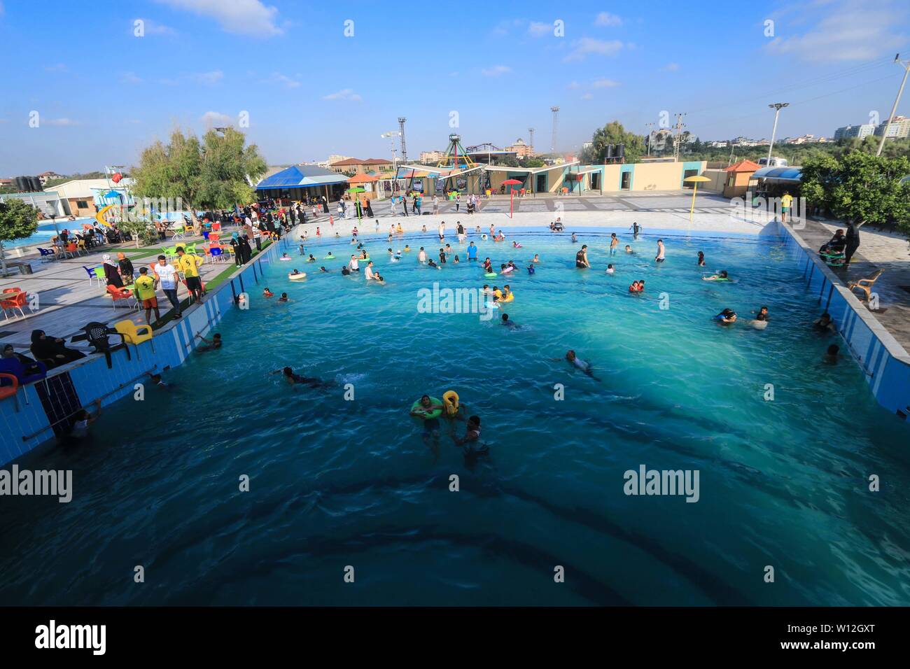 Gaza City, The Gaza Strip, Palestine. 29th June, 2019. Palestinian kids ...