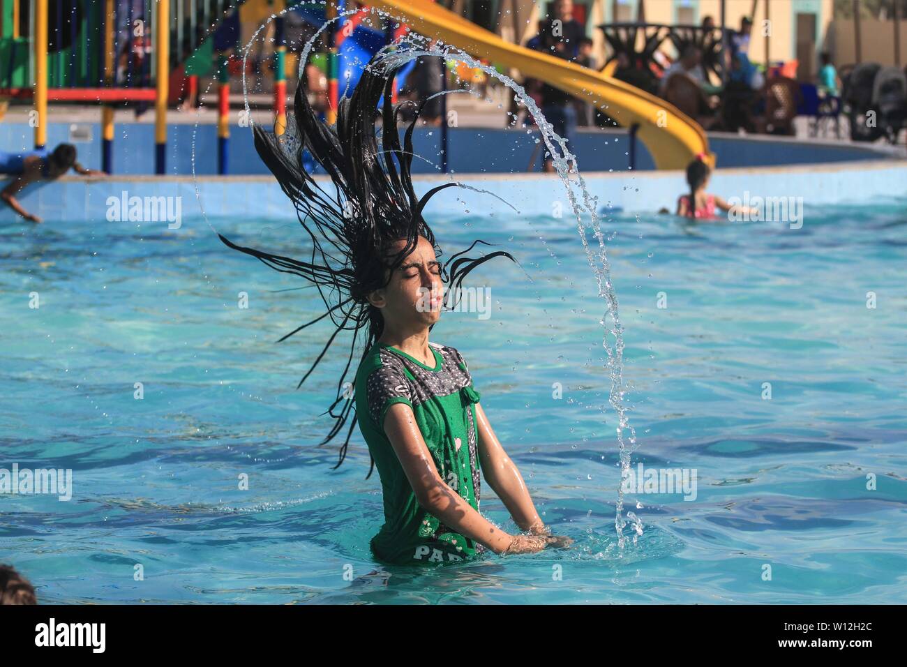 Gaza City, The Gaza Strip, Palestine. 29th June, 2019. Palestinian kids ...