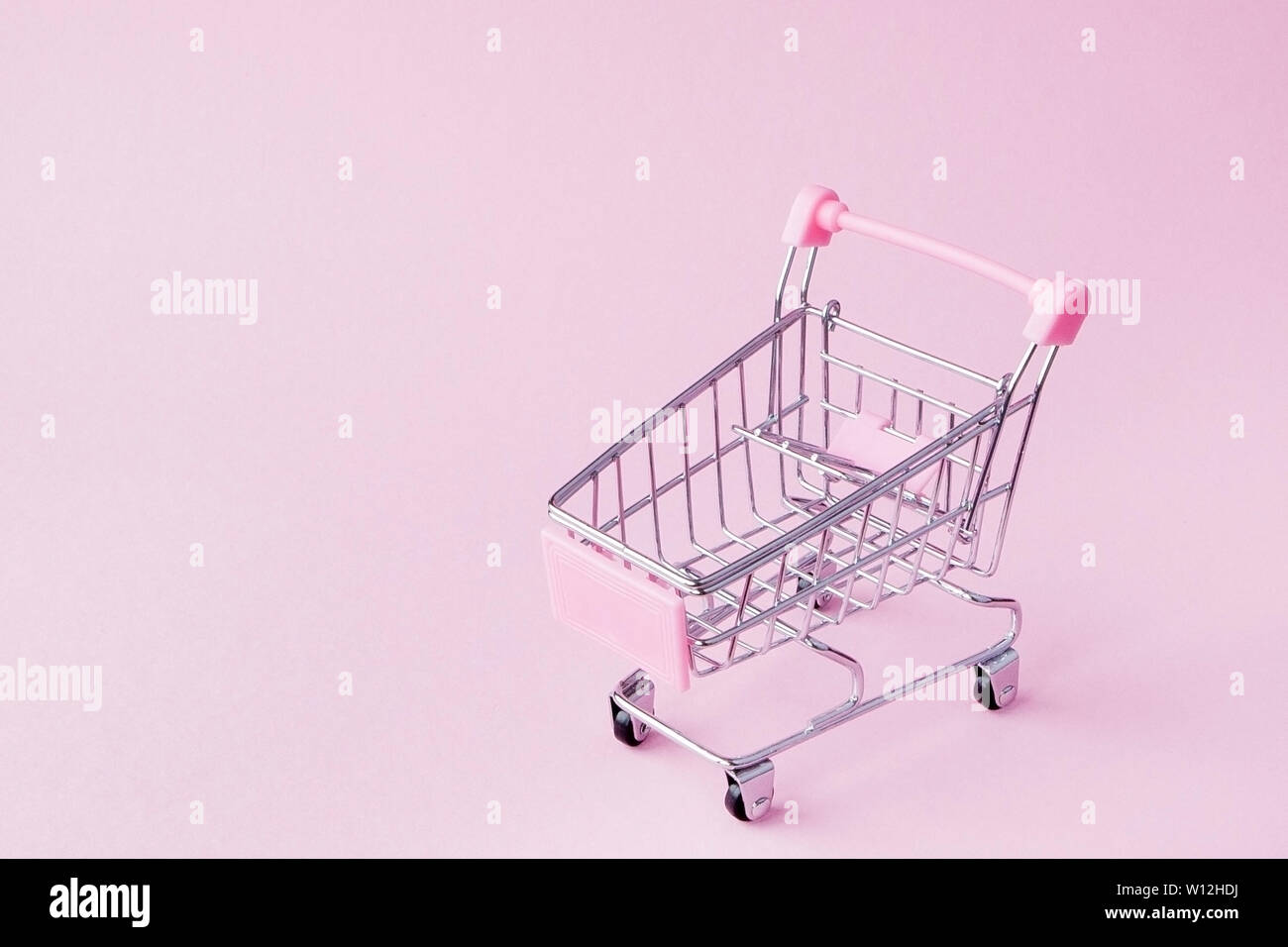 Small supermarket grocery push cart for shopping toy with wheels and ...