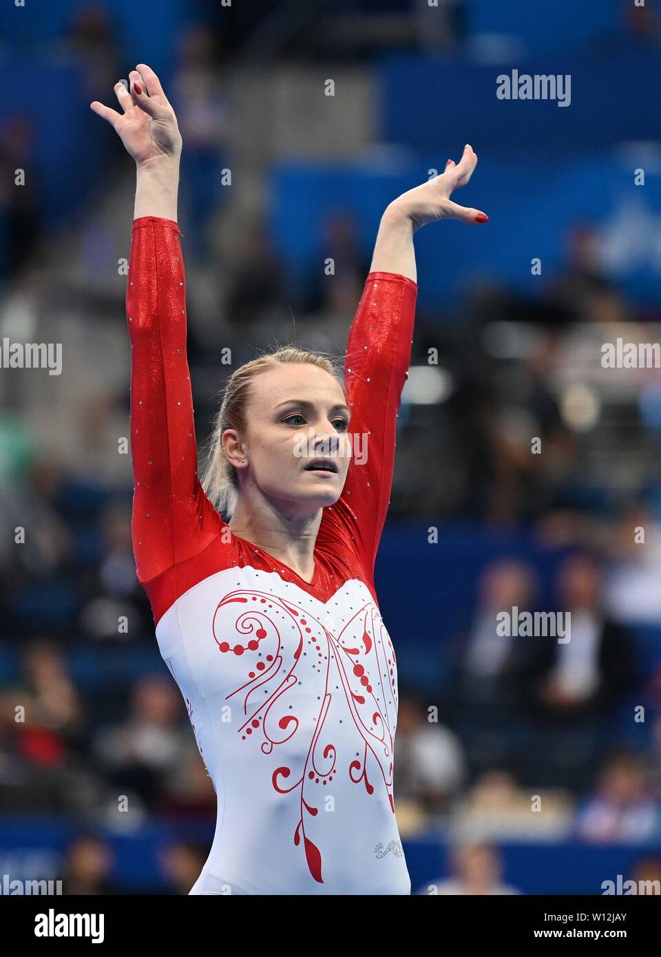 Minsk. Belarus. 29 June 2019. Gabriela Janik (POL) during the womens ...
