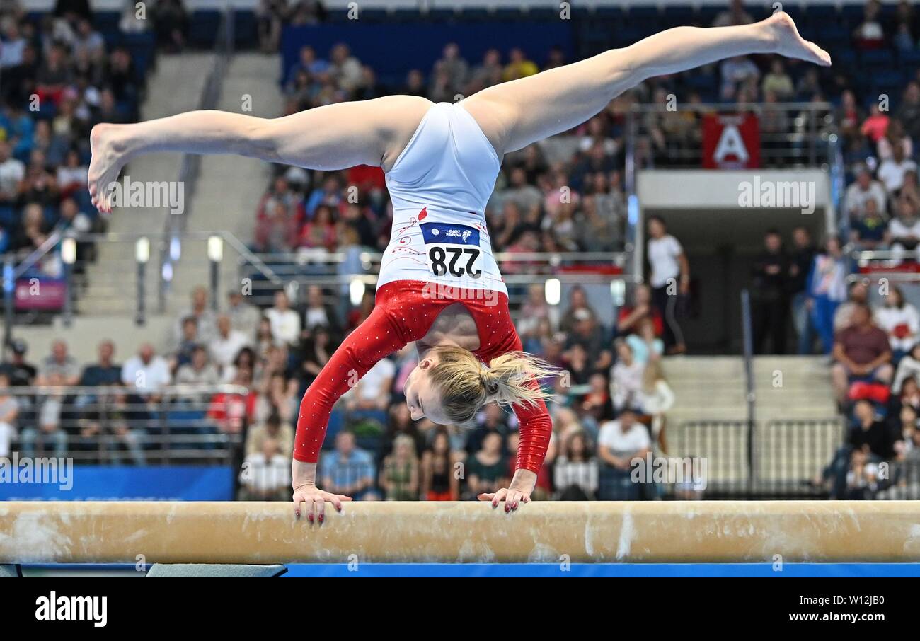 Minsk. Belarus. 29 June 2019. Gabriela Janik (POL) during the womens ...