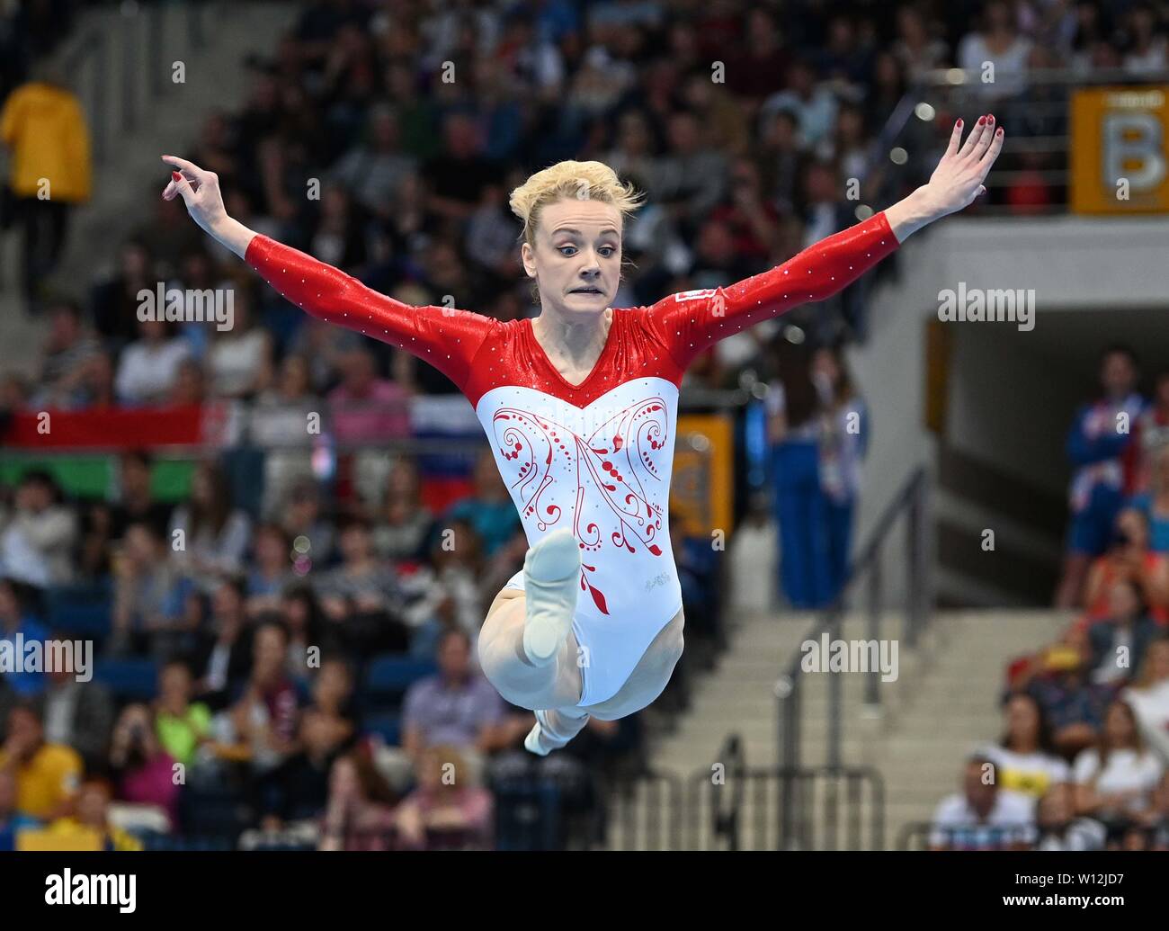 Minsk. Belarus. 29 June 2019. Gabriela Janik (POL) during the womens ...