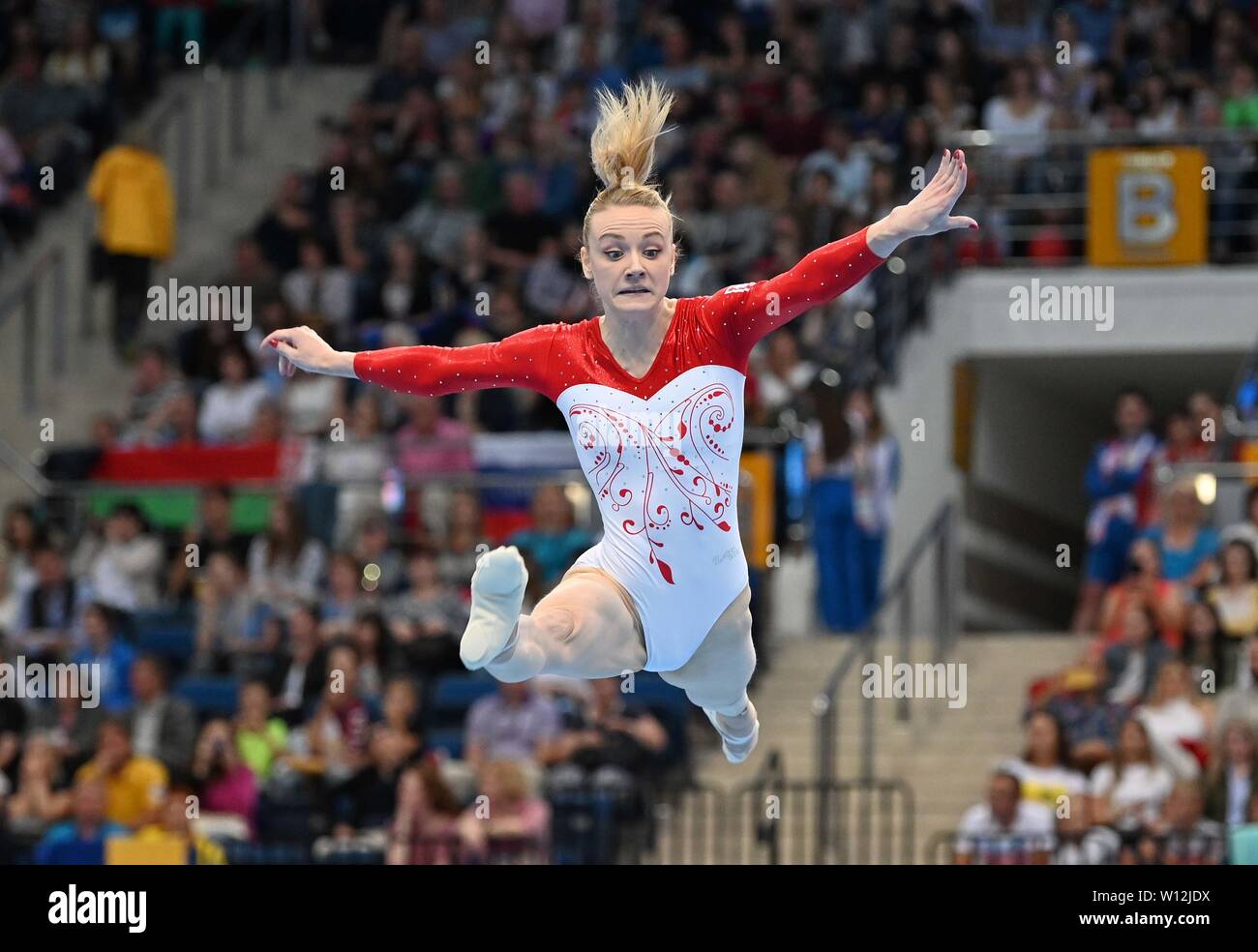 Minsk. Belarus. 29 June 2019. Gabriela Janik (POL) during the womens ...