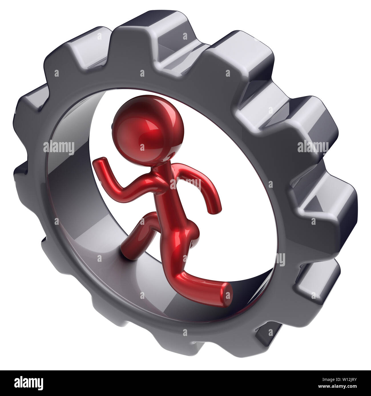 Human hamster wheel hi-res stock photography and images - Alamy