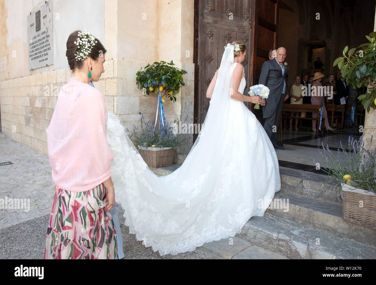 Pollensa, Spain. 29th June, 2019. Angelina Grafin zu Solms-Laubach and ...