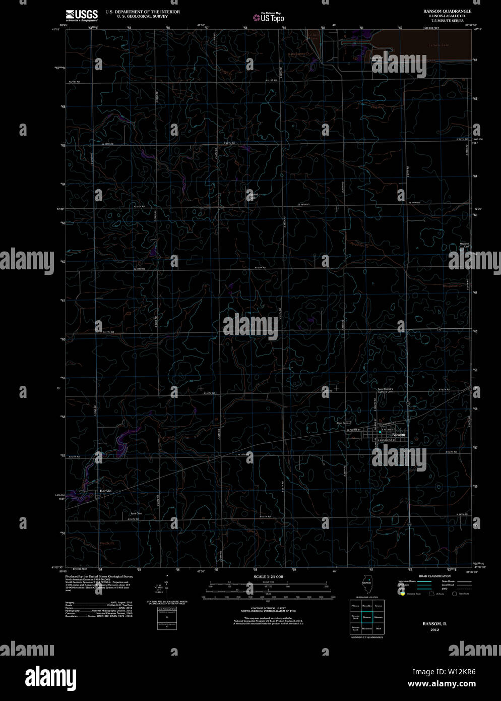 Map of ransom hi-res stock photography and images - Alamy