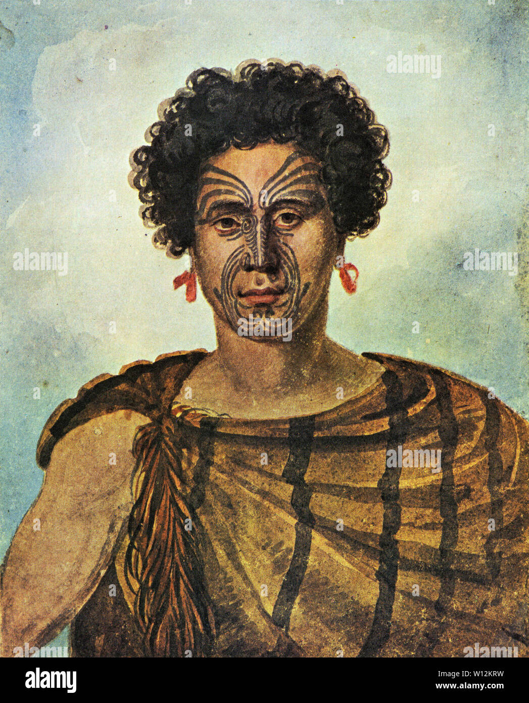 Maori people chief hi-res stock photography and images - Alamy