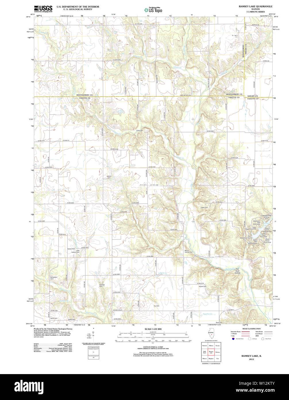 Map of ramsey hi-res stock photography and images - Alamy