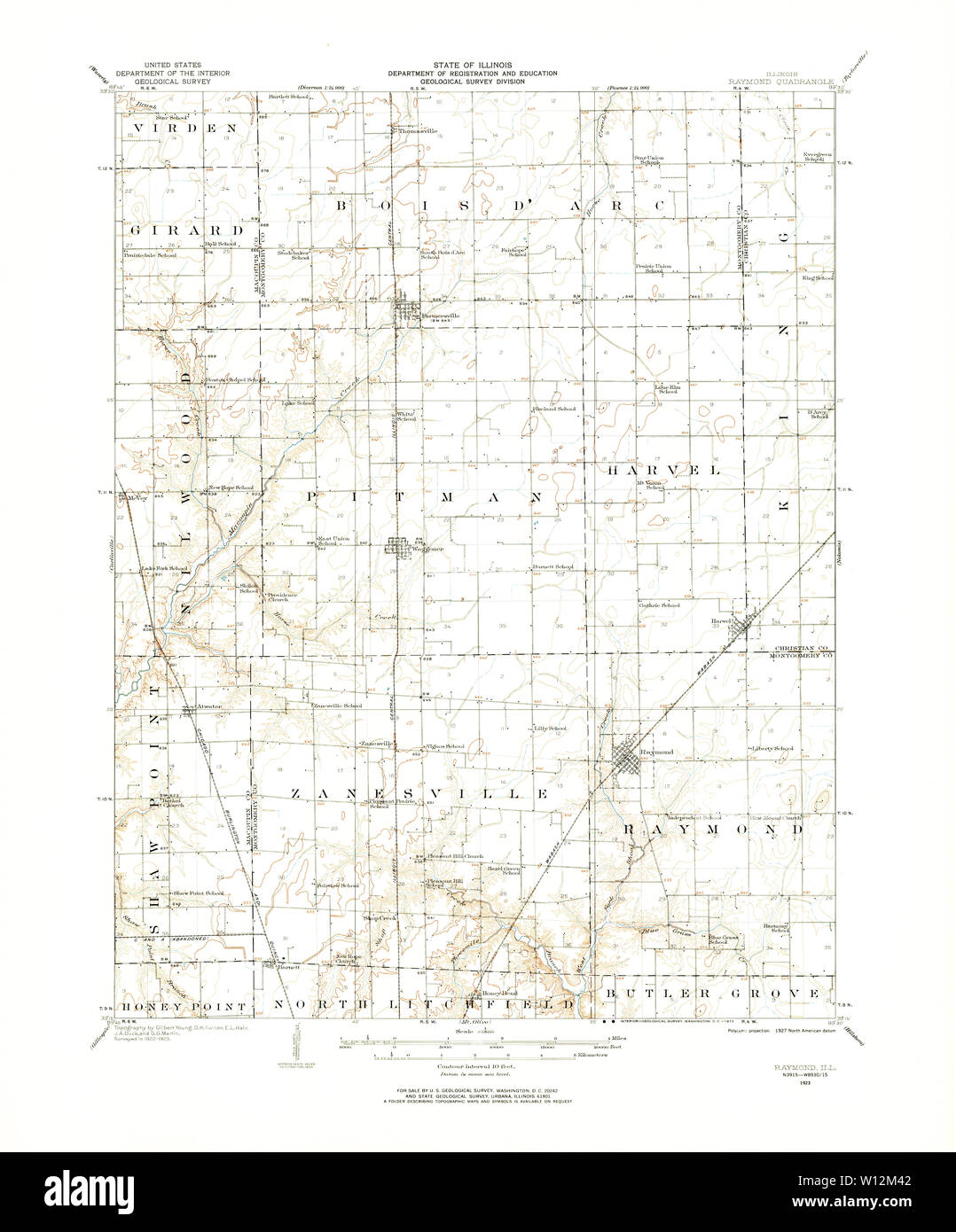 Raymond map Cut Out Stock Images & Pictures - Alamy