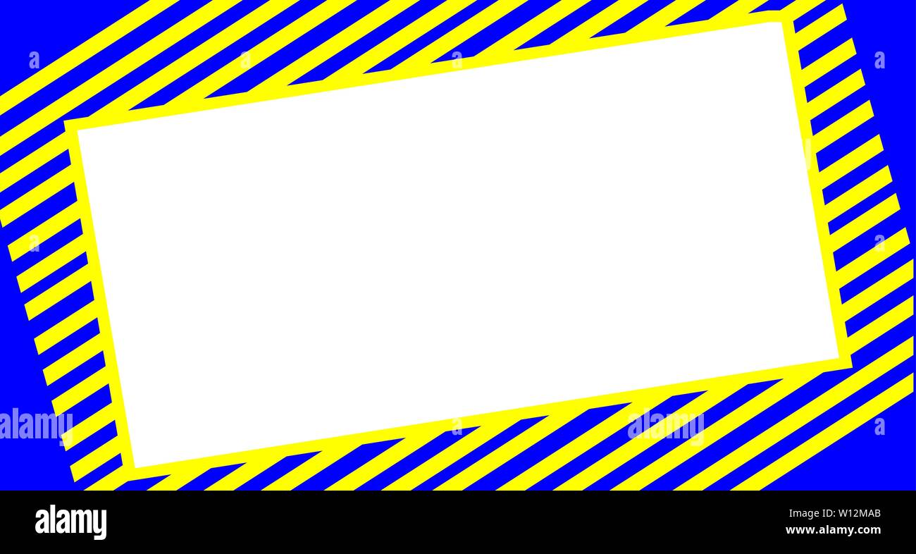 white rectangle frame blue lines Stock Vector Image & Art - Alamy