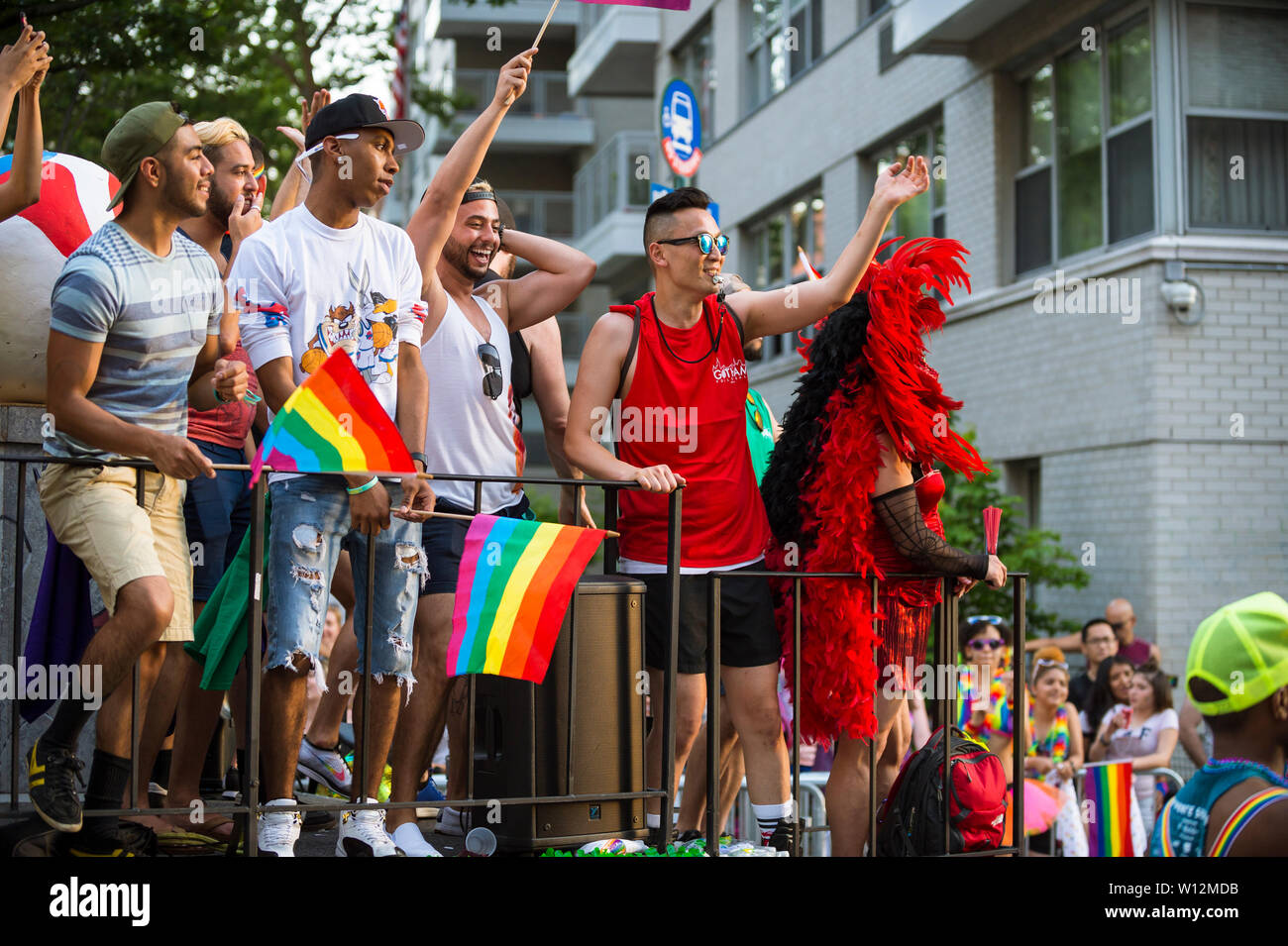 Gay pride parade african american hi-res stock photography and images ...