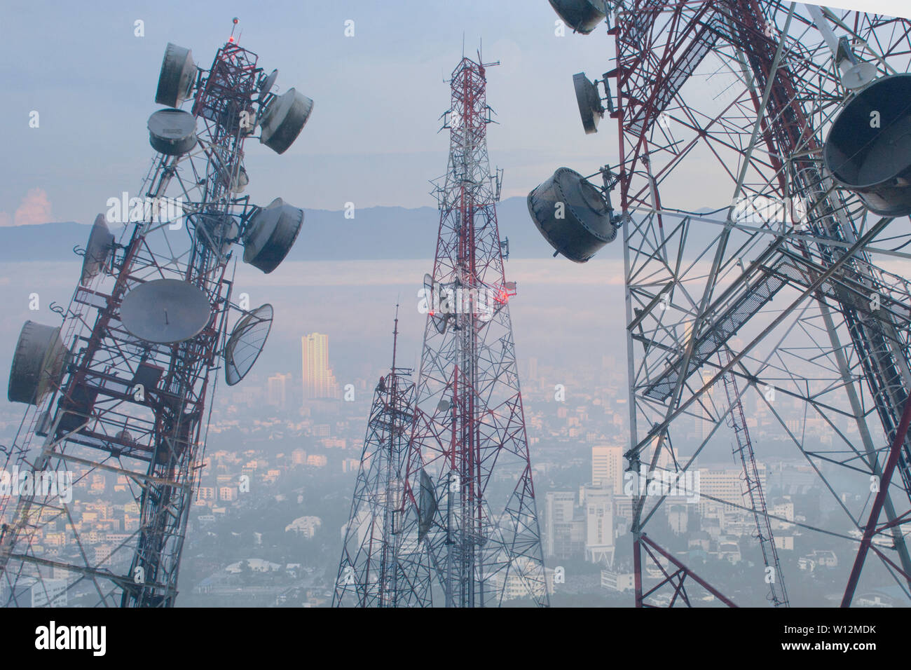 Television tower guy wire hi-res stock photography and images - Alamy