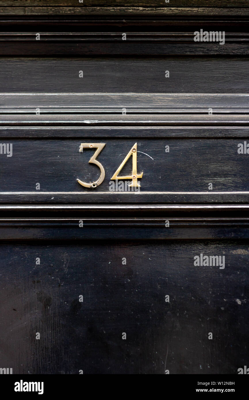 House number 34 hi-res stock photography and images - Alamy