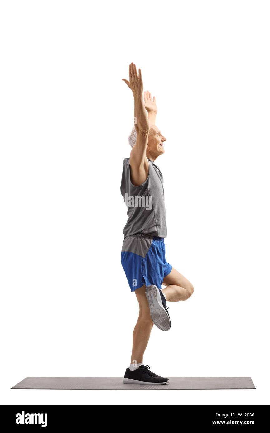 Full body pose older Cut Out Stock Images & Pictures - Alamy