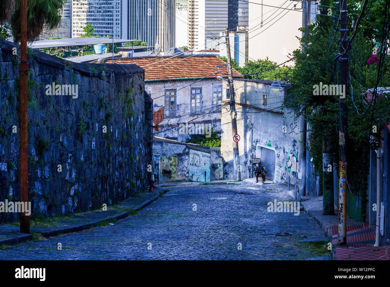 streets of Rio Du Janeiro Stock Photo - Alamy