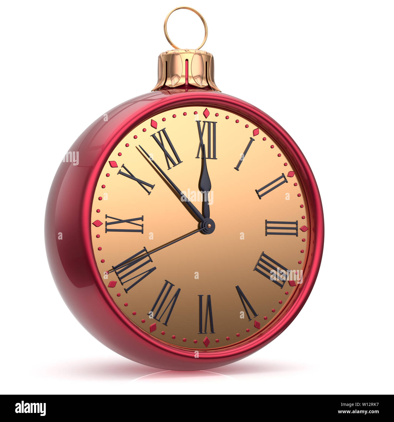 New Year's Eve clock countdown Christmas ball midnight decoration ...