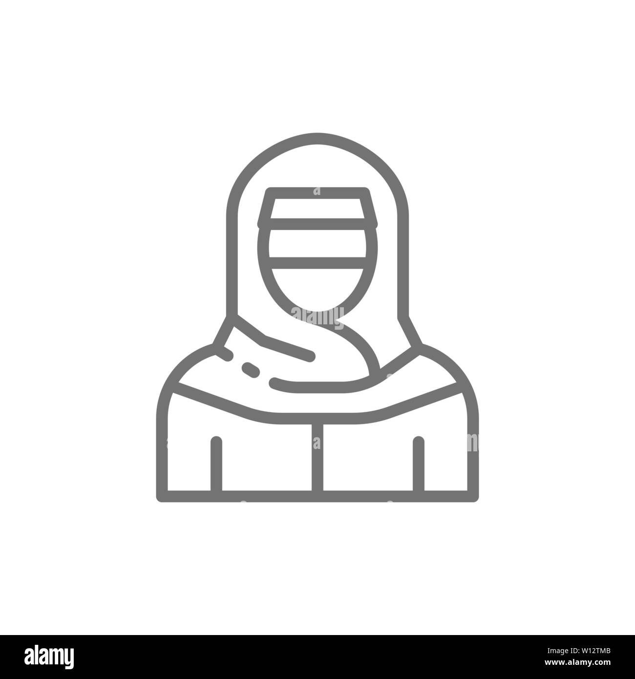 Woman asian muslim in Stock Vector Images - Alamy