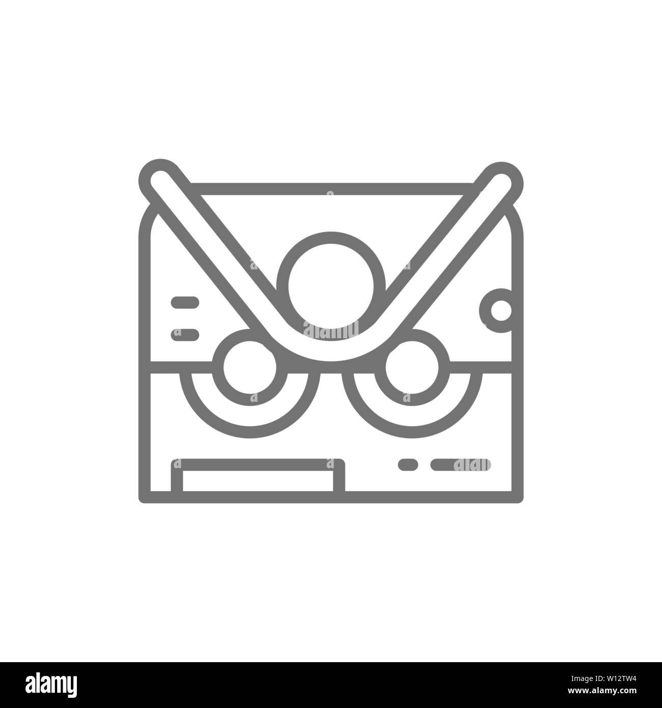 Pipe bending machine, bend machine line icon Stock Vector Image & Art ...