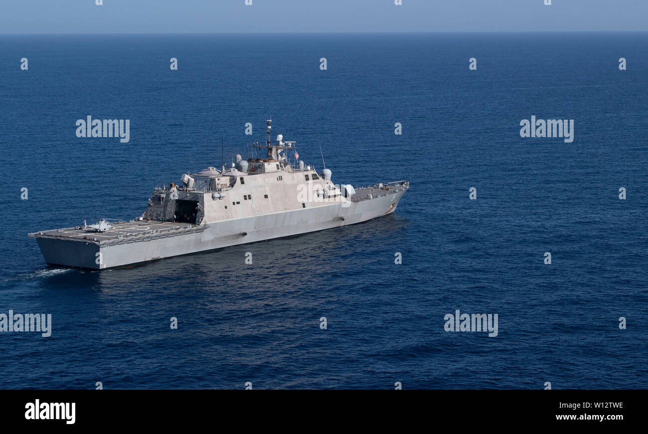 190625-N-QI061-0023 ATLANTIC OCEAN (June 25, 2019) The Freedom-class ...