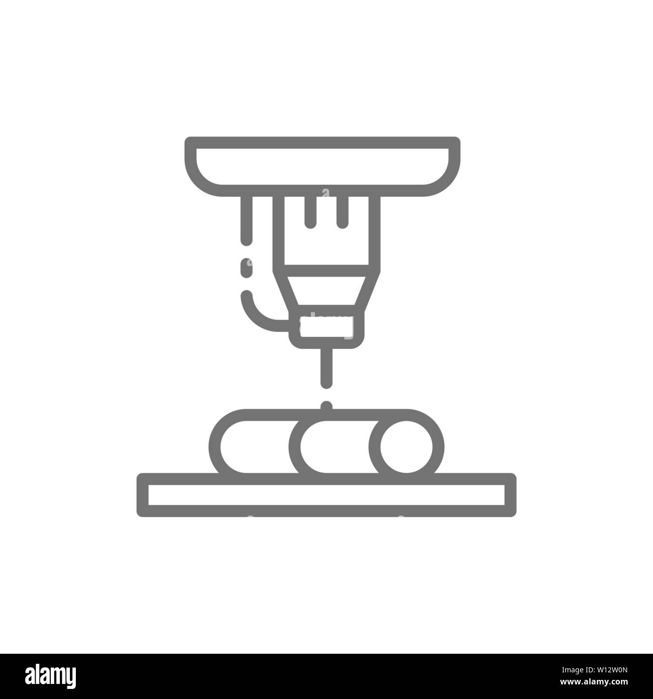 Cnc laser plasma cutting Cut Out Stock Images & Pictures - Alamy