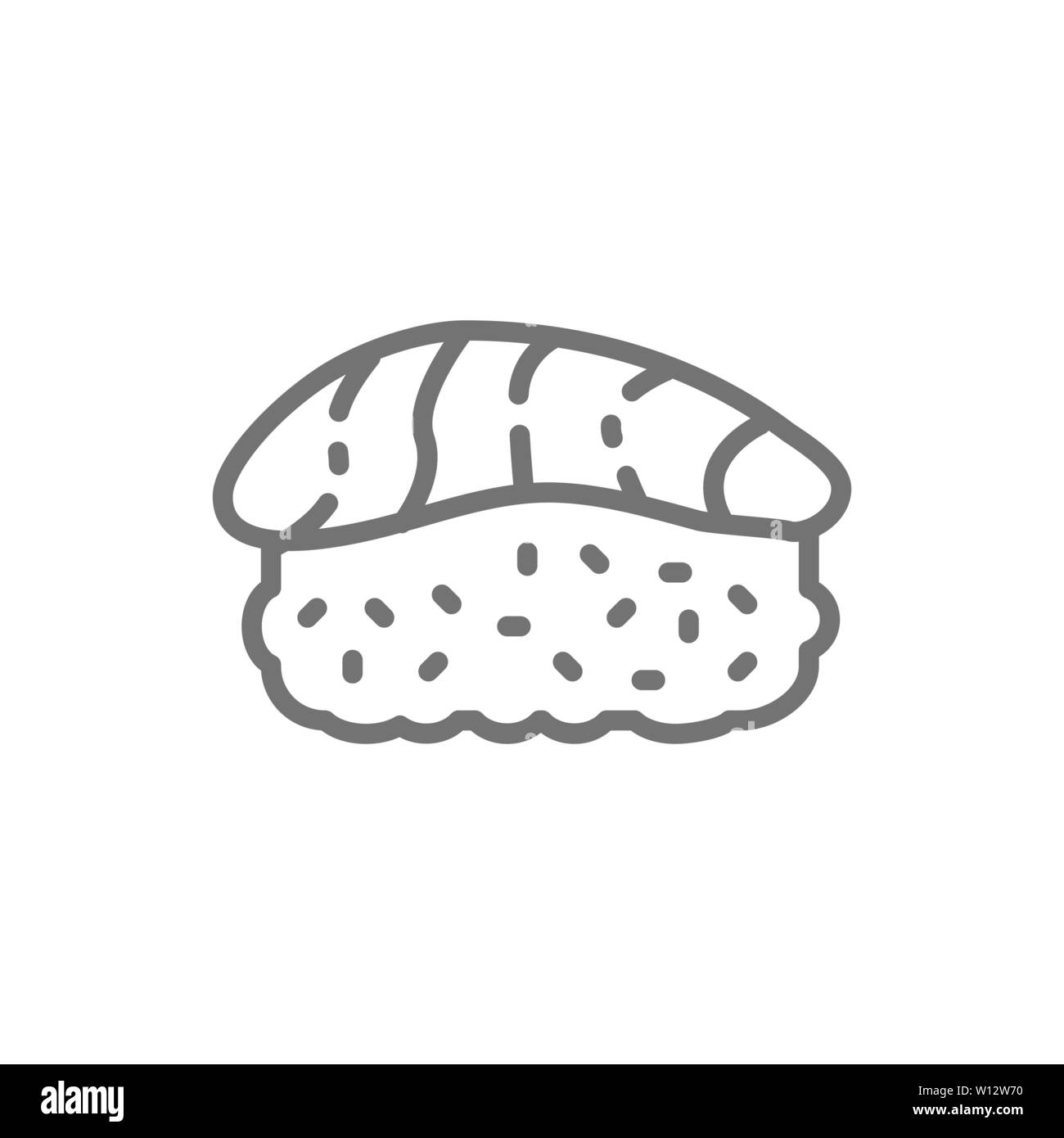 Japanese food sashimi nigiri Black and White Stock Photos & Images - Alamy