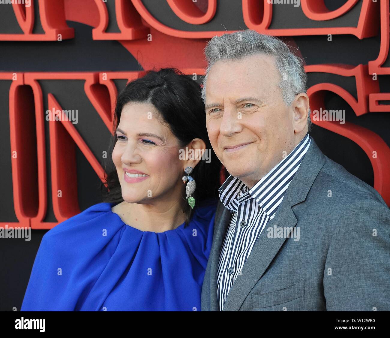 Paul Reiser and Paula Ravets attend the 'Stranger Things' Season 3 ...