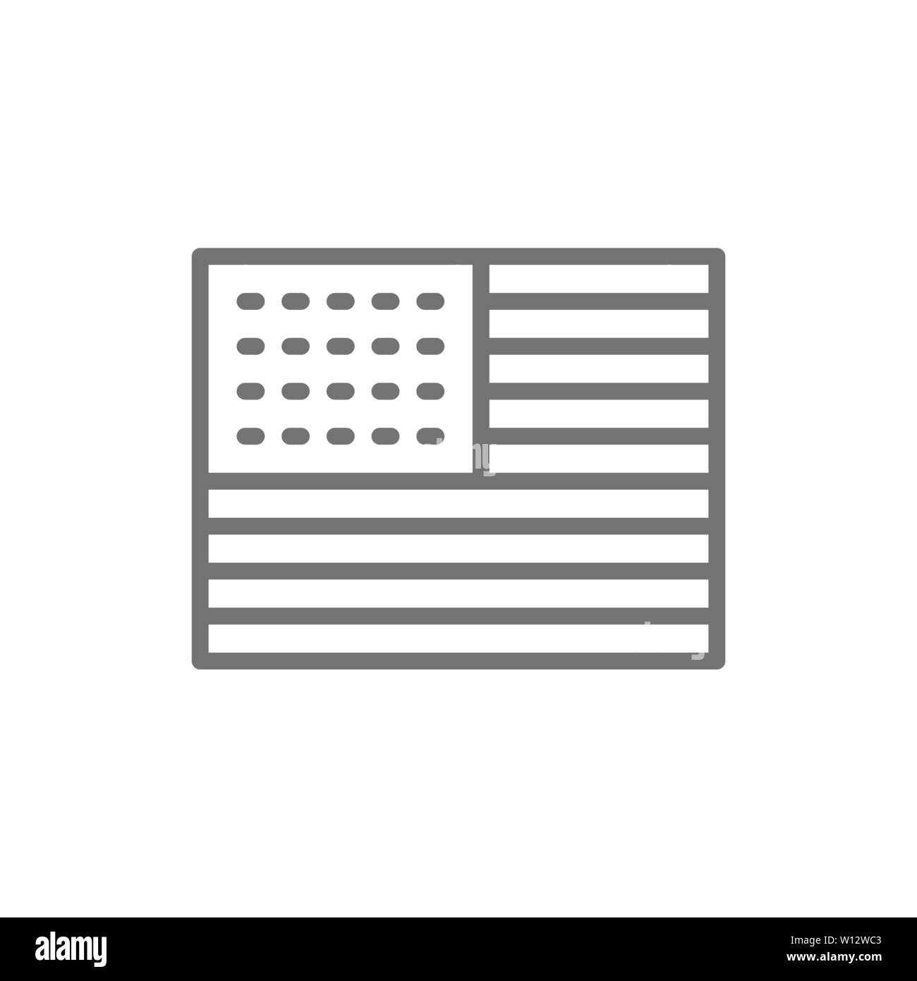 American usa america flag pictogram Stock Vector Images - Alamy