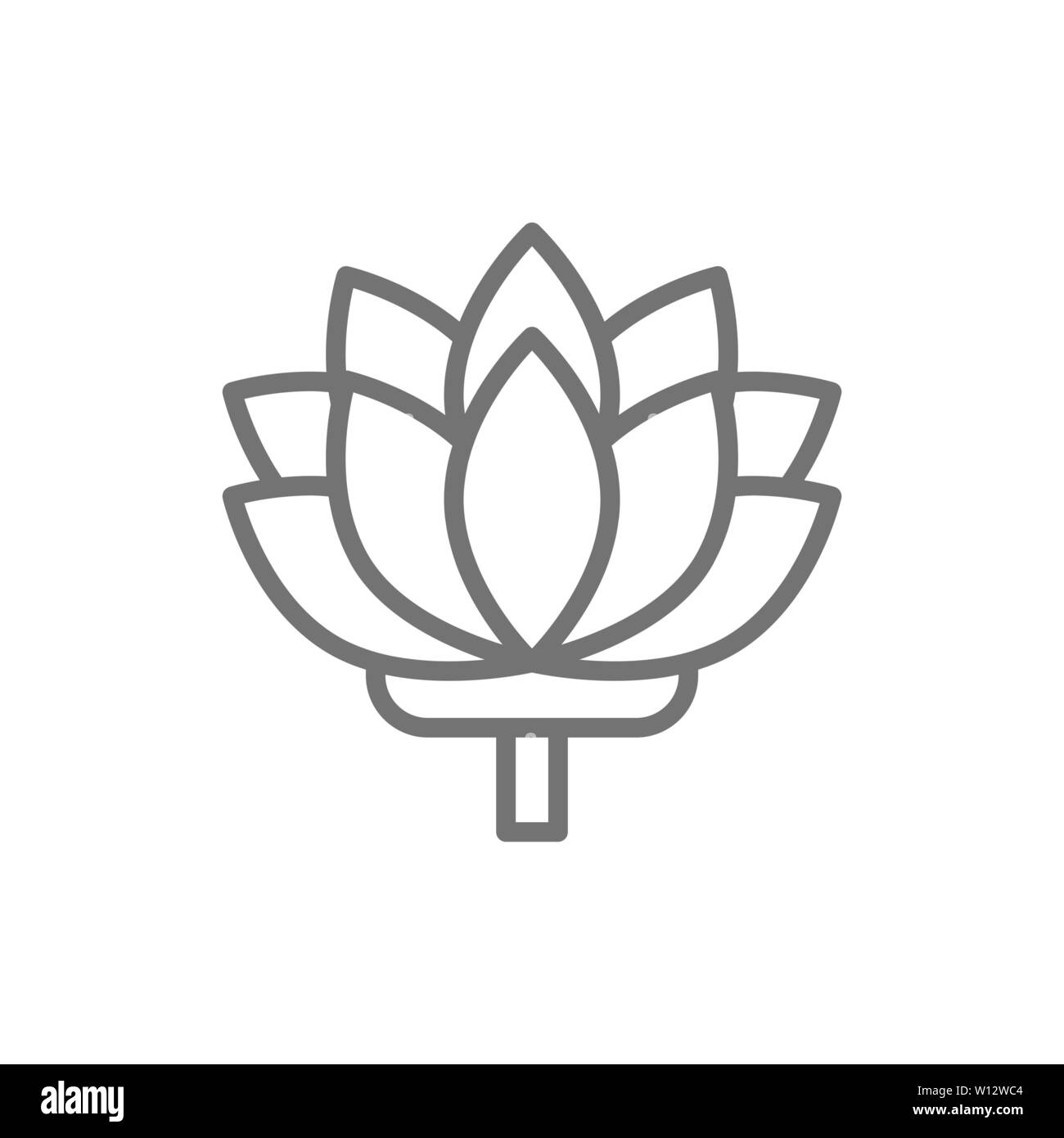 Sacred plant of india Stock Vector Images - Alamy
