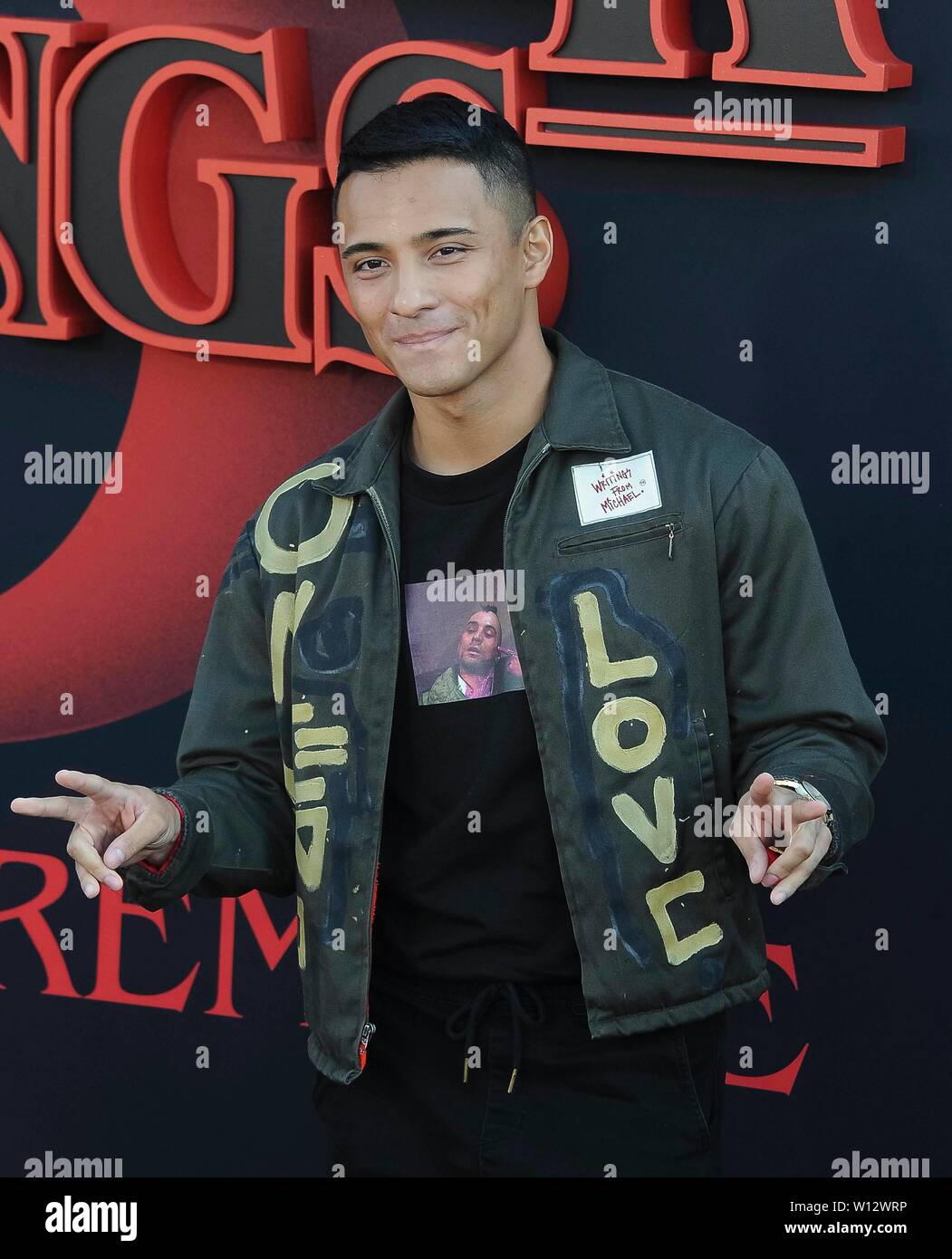Brandon Perea attends the 'Stranger Things' Season 3 World Premiere at ...