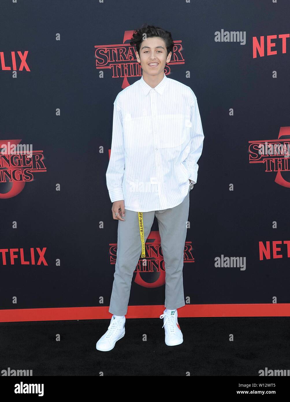 Marcel Ruiz attends the 'Stranger Things' Season 3 World Premiere at ...