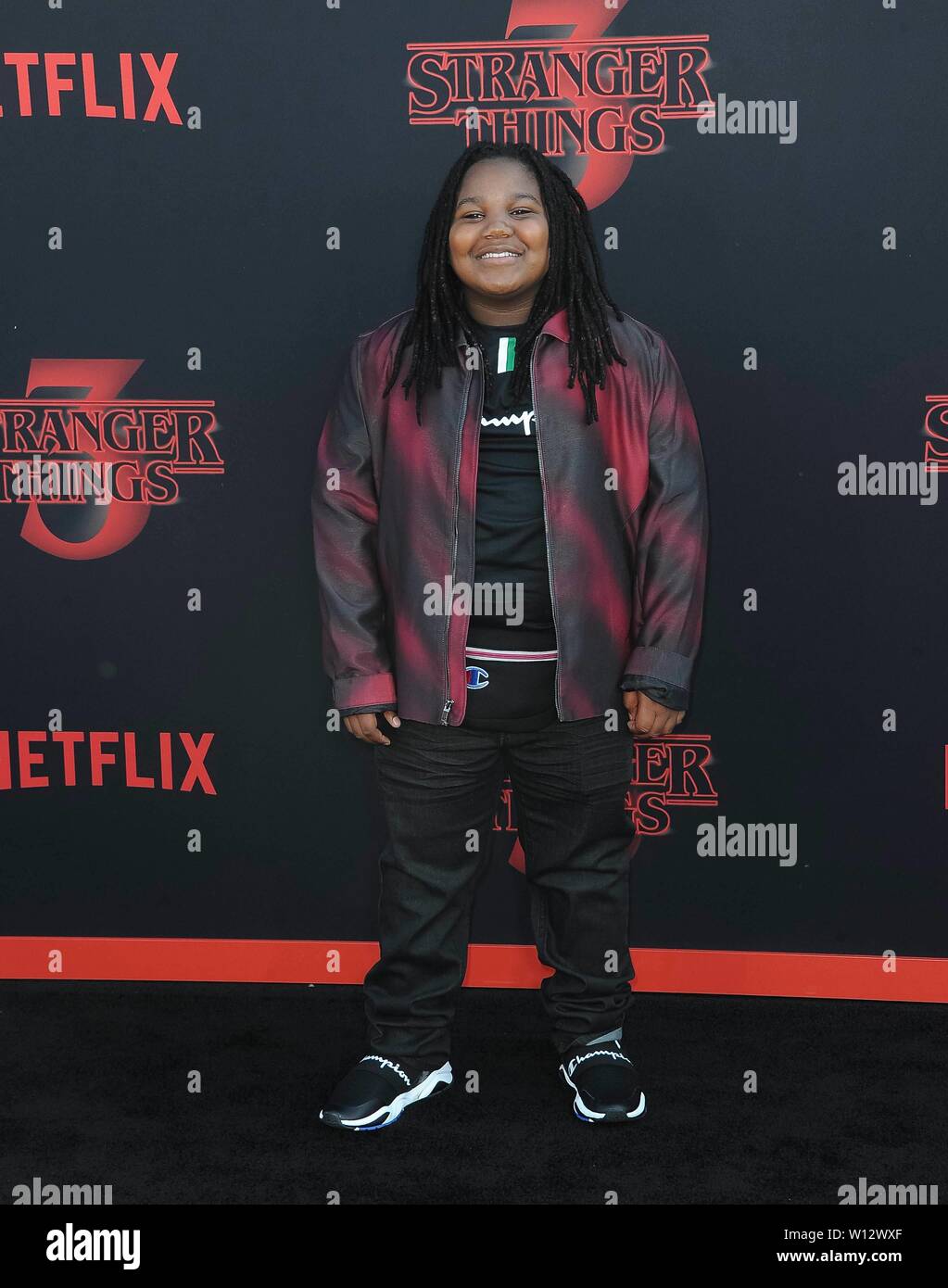 Terrence Little Gardenhigh attends the 'Stranger Things' Season 3 World ...