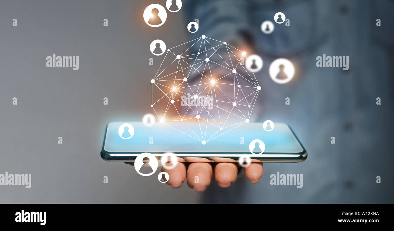 Hand coming out of computer hi-res stock photography and images - Alamy