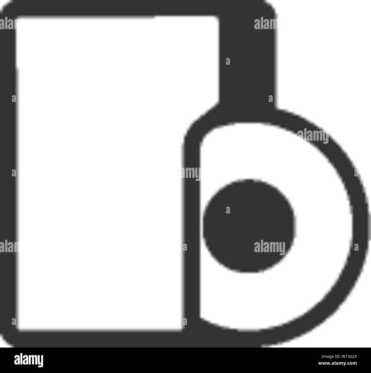 Audio file icon in single grey color. Computer data music streaming ...