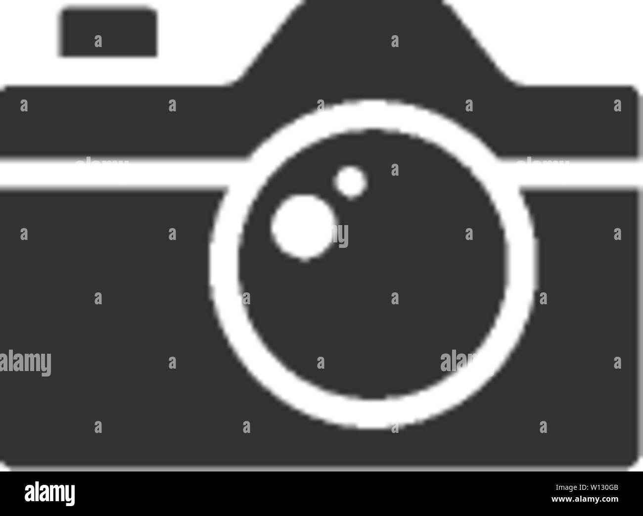 Camera icon in single grey color. Photography picture electronic ...