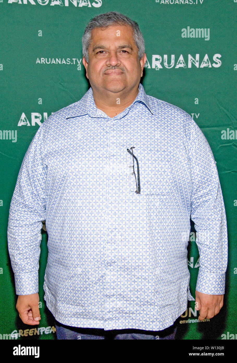 New York, NY - June 24, 2019: Satya Tripathi attends movie premiere of the Aruanas at The ...