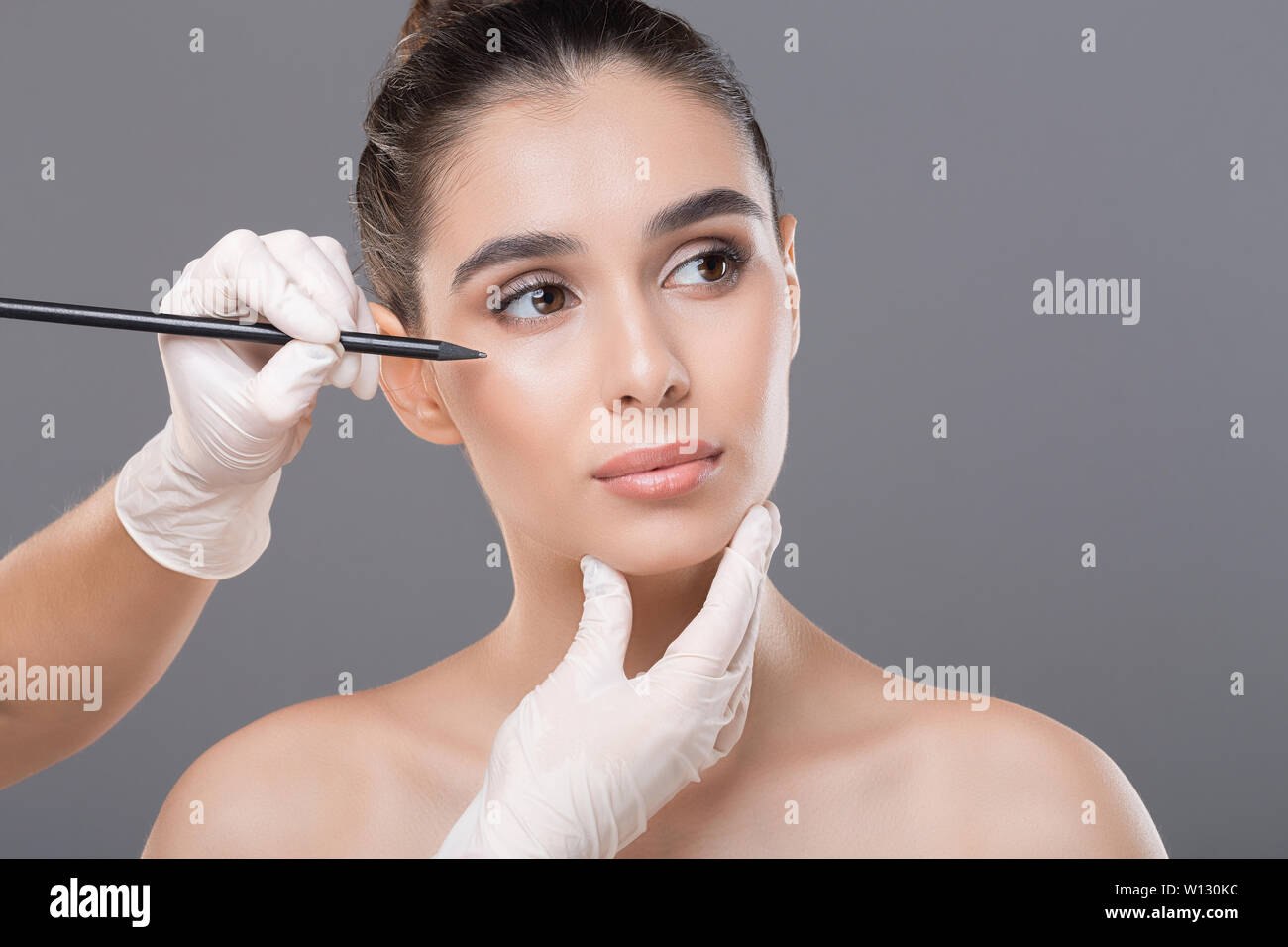 Face surgery hi-res stock photography and images - Alamy