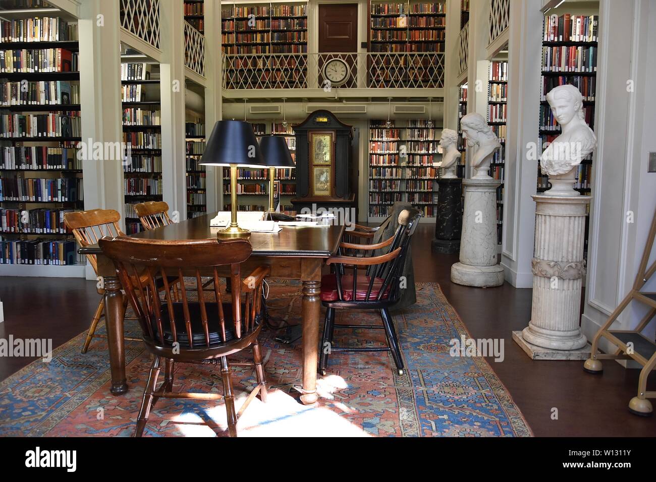 The iconic and historic Boston Athenaeum private membership library ...