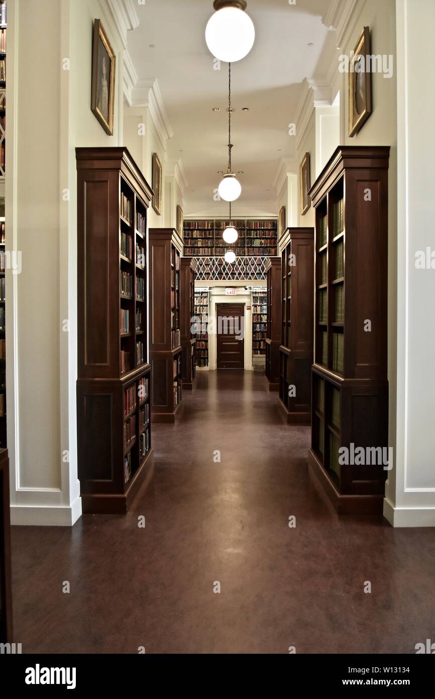 The iconic and historic Boston Athenaeum private membership library ...