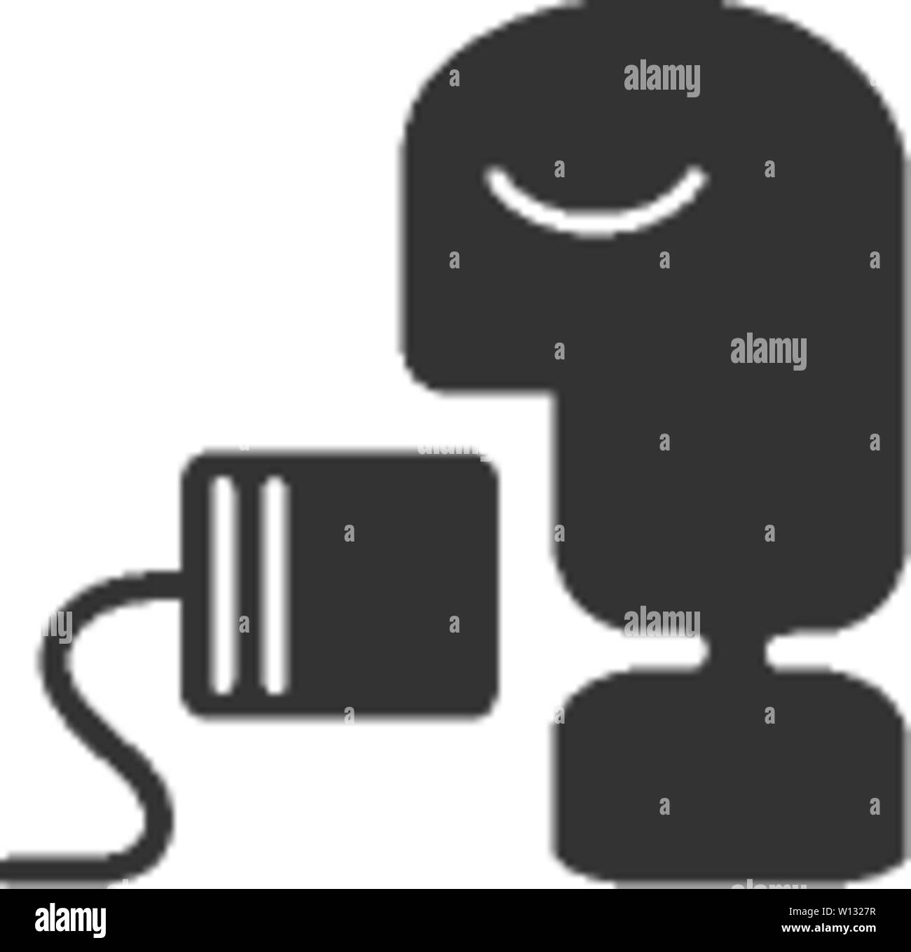 Whisper icon Black and White Stock Photos & Images - Alamy