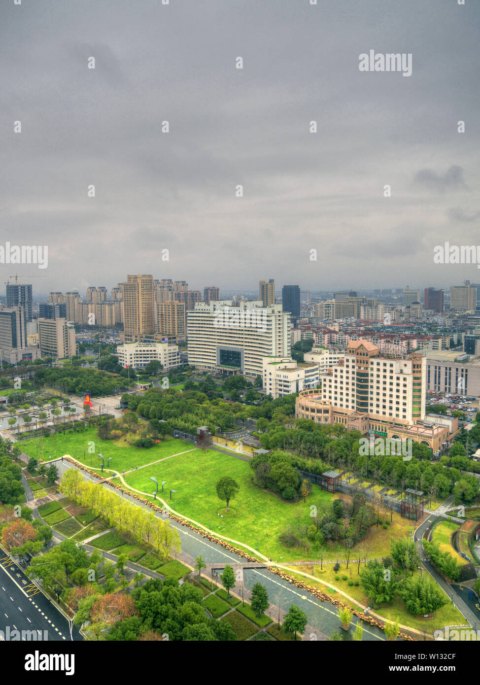 Kam Wah Civic Plaza Stock Photo - Alamy
