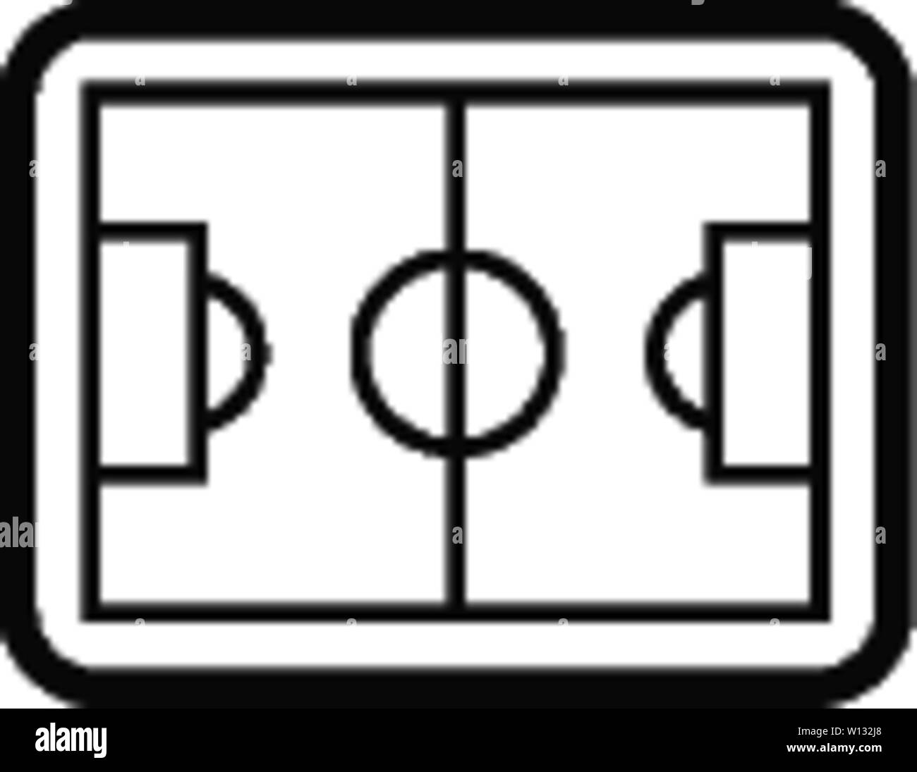 Side of pitch Stock Vector Images - Alamy