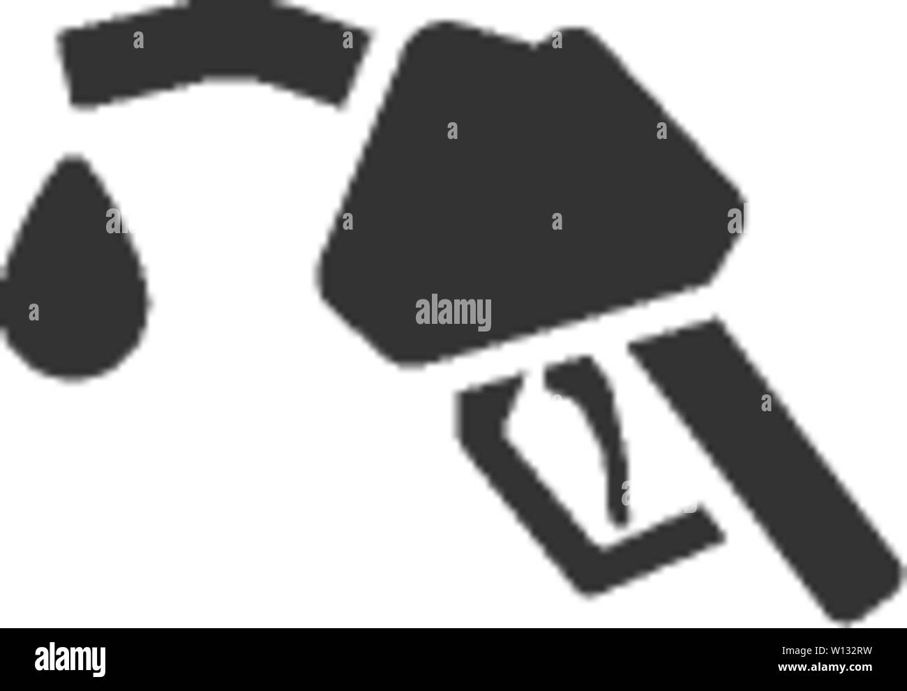 Gas dispenser icon in single color. Oil gasoline fuel petroleum ...