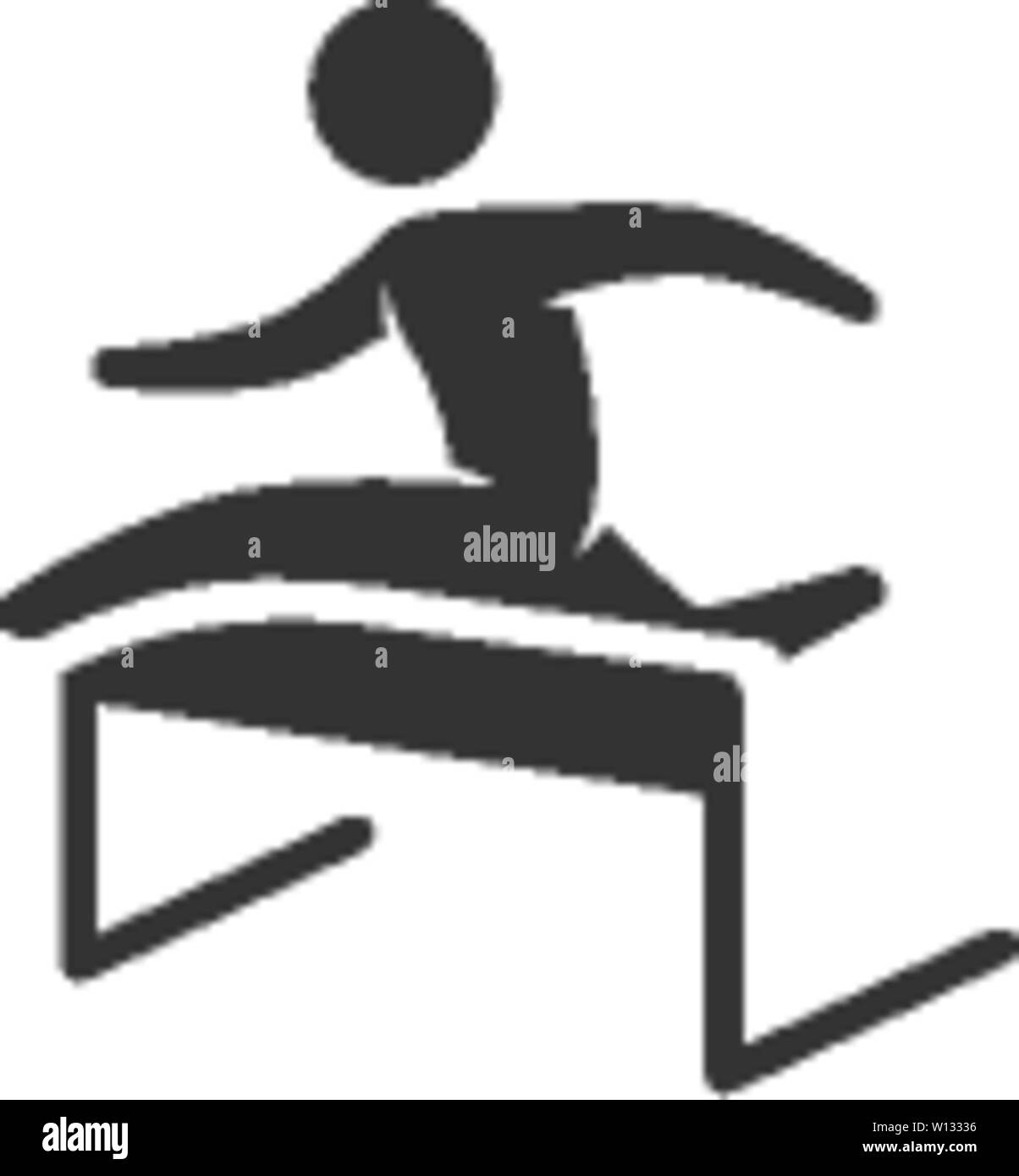 Runner crossing sign Stock Vector Images - Alamy